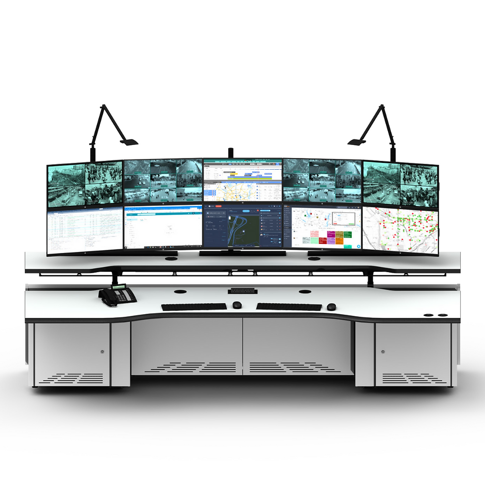 24/7 Control Room Consoles | Command Center Furniture | SUSTEMA
