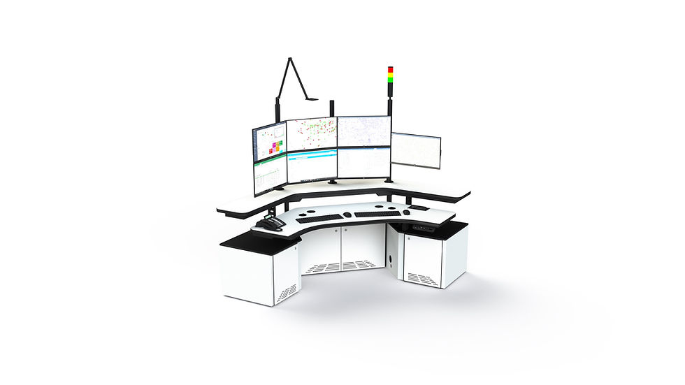 24/7 Control Room Consoles | Command Center Furniture | SUSTEMA