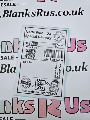 Special delivery postage label | Blanks R Us