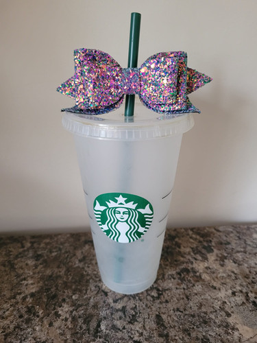 Glitter straw bows | Blanks R Us