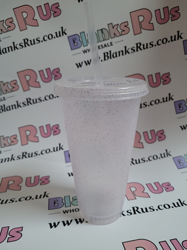 24oz frosted rainbow cold cup | Blanks R Us