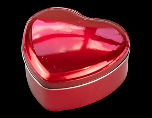 Red metal heart tin | Blanks R Us