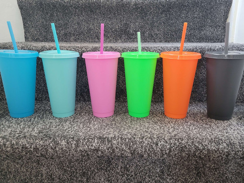 New 24oz solid coloured cold cups | Blanks R Us