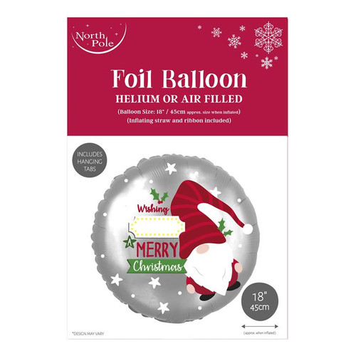 Christmas 18" Gonk Ariival Foil Balloon | Blanks R Us