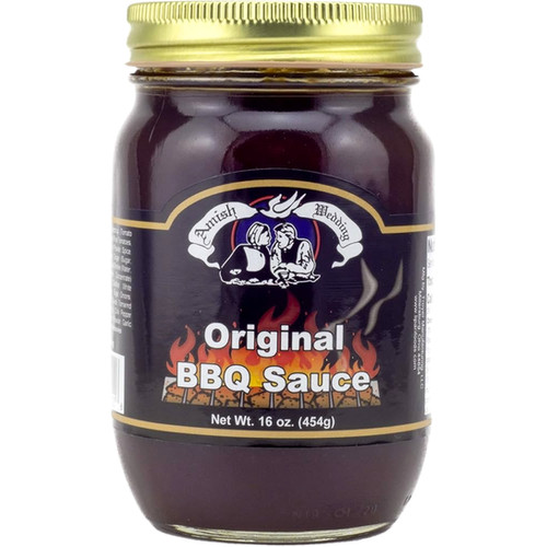 Amish Wedding Org BBQ Sauce 16 oz | meat shop canton