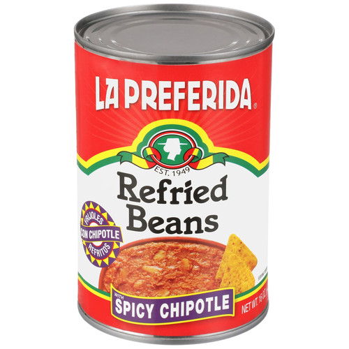 la Preferida refried beans spicy chipotle | meat shop canton