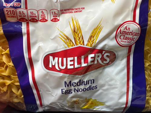 Mueller’s medium egg noodles 12oz | meat shop canton