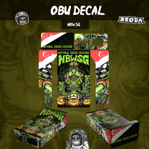 OBU Sticker Waterproof "NBWSG" | Broda.sg