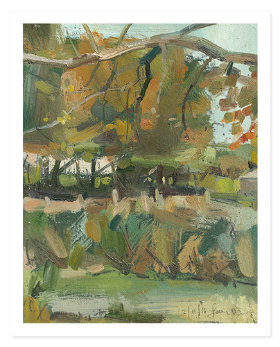 Autumn View Stalybridge No.1 Oil Painting | Fine Art Print of an Autumn ...