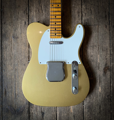 2022 Fender CS '58 Telecaster® Journeyman Relic® in HLE Gold finish ...