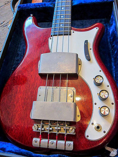 1964 Epiphone Embassy Deluxe Bass in Cherry finish | New Kings Road Vinta