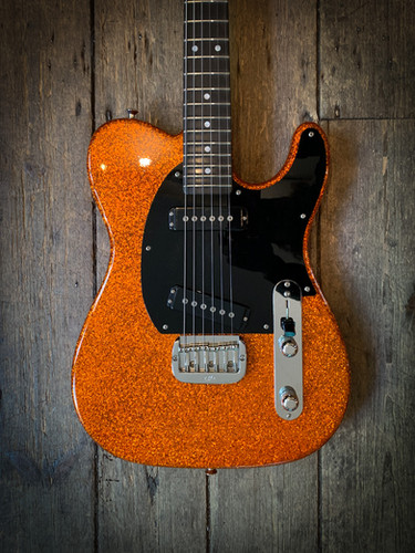 2019 G&L Custom Shop ASAT Special in Orange Metal Flake | New Kings ...