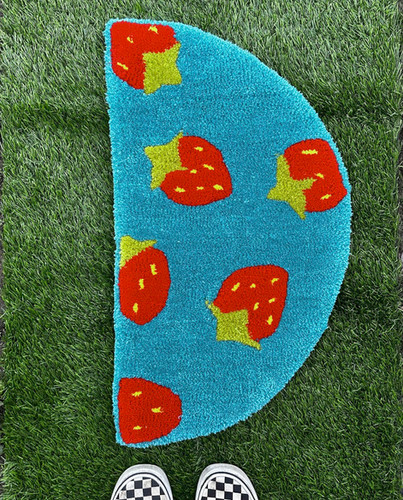 Strawberry Rug | DC Gallery & Studio
