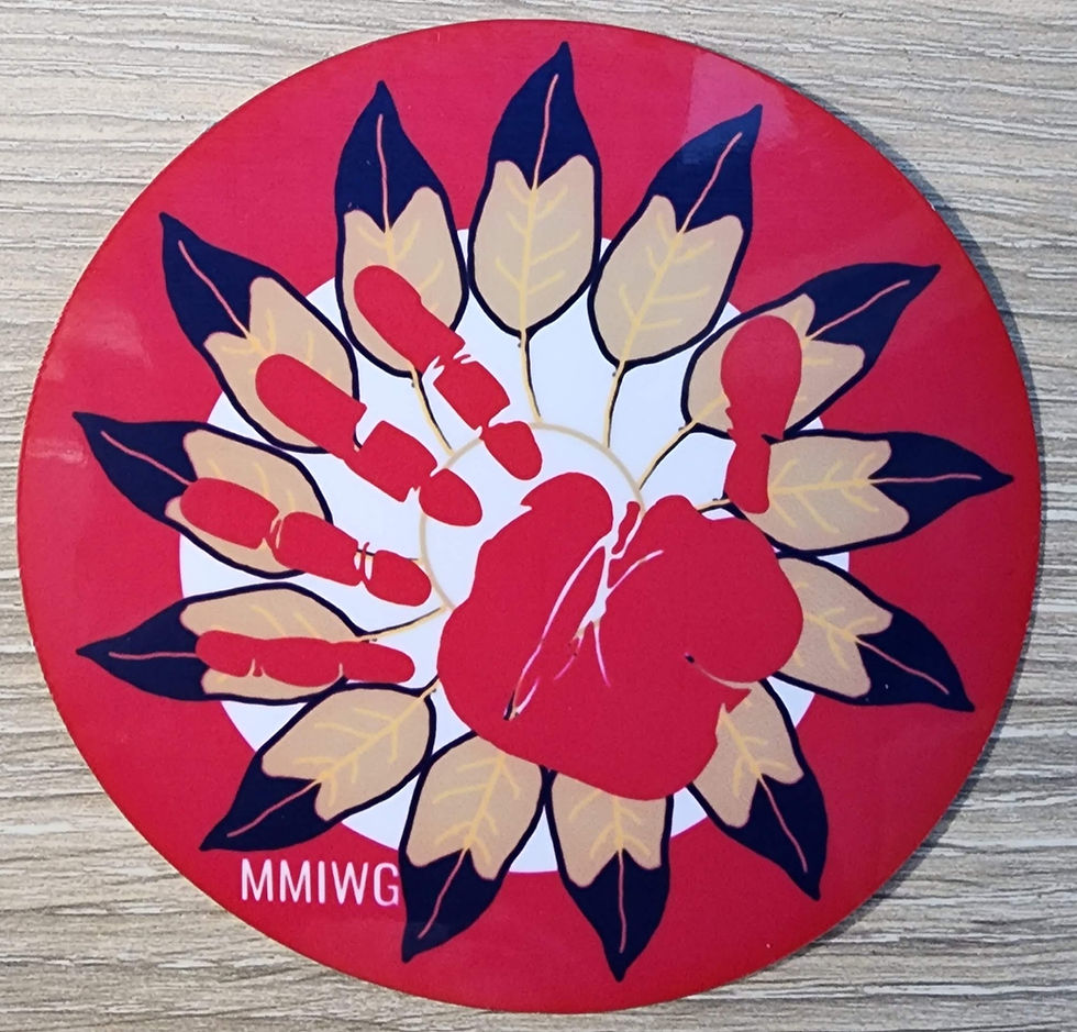 MMIWG Sticker | Salty Tobacco Design