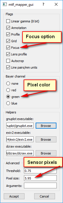 MTF Mapper Version 0.5.8