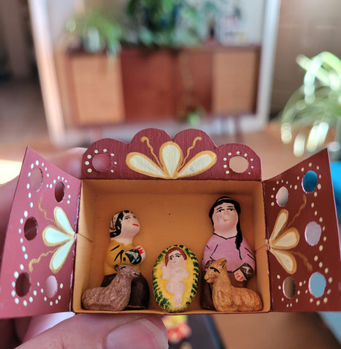 Retablos - Miniature Paper Nativity Scene Ornament | Wannabee