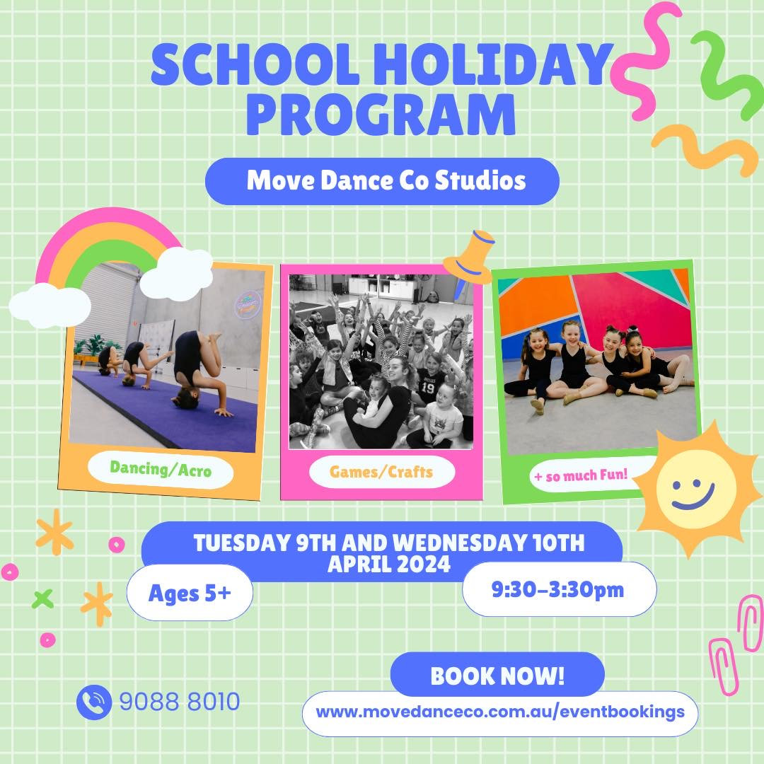 School Holiday Program - April | Move Dance Co