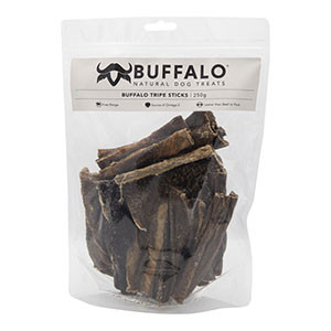 Buffalo Tripe Sticks 500g | Mia's Dog Shop