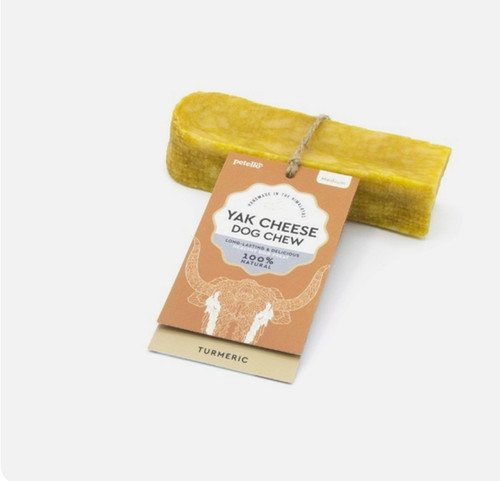Yak Cheese Chew with Tumeric | Mia's Dog Shop
