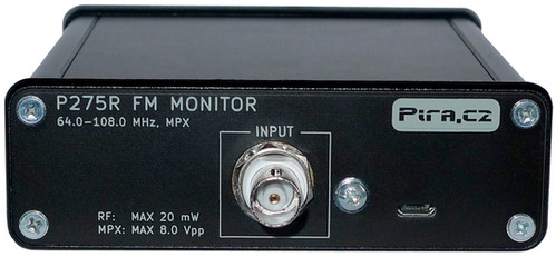 Pira P275R FM Monitoring Receiver with Two Relays | Broadcast Warehouse