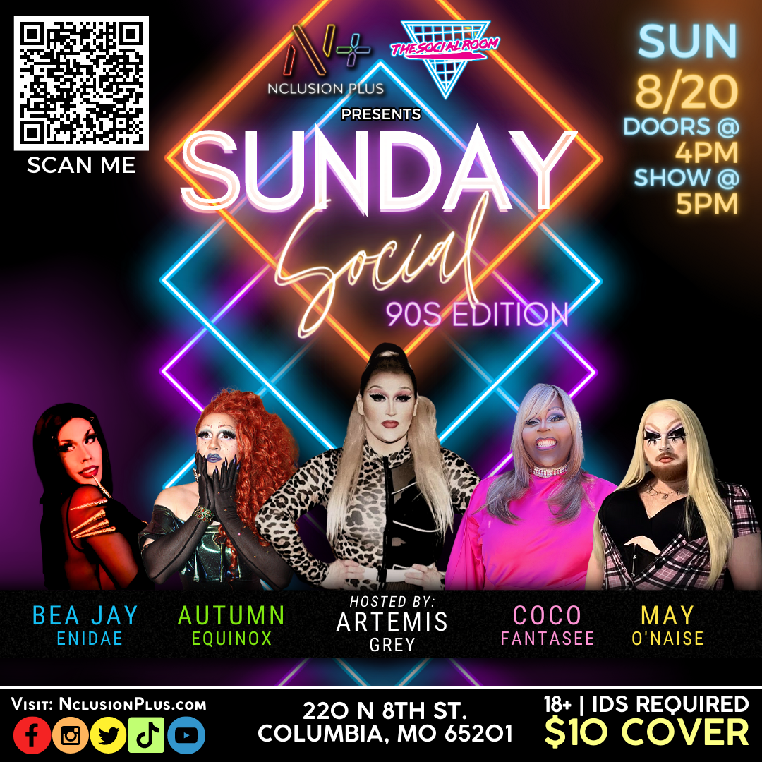 Sunday Social: 90s Edition @Social Room (Columbia) | Nclusion Plus