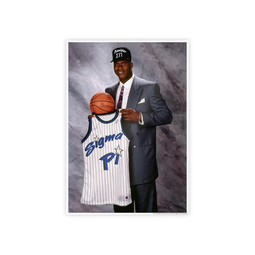 Sigma Pi Shaq Poster | Sigma Pi Zeta Delta