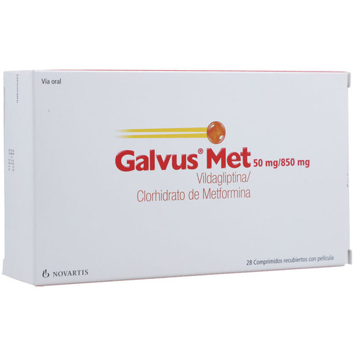 GALVUS-MET 50/ 850 MG CAJA X 28 TABLETAS | Medicalsdrogueria