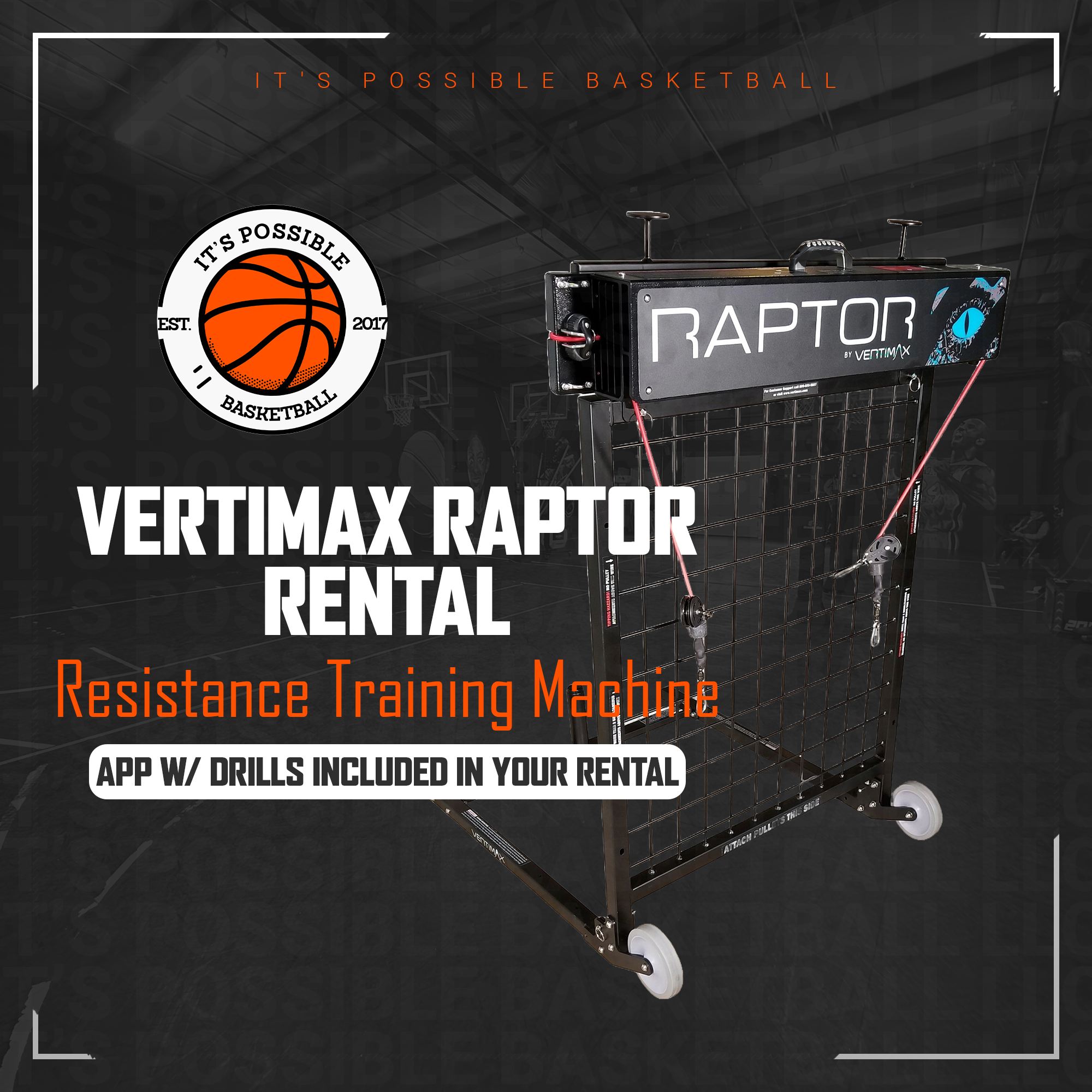 NEW!! Vertimax Raptor Resistance Machine | It’s Possible Basketball LLC
