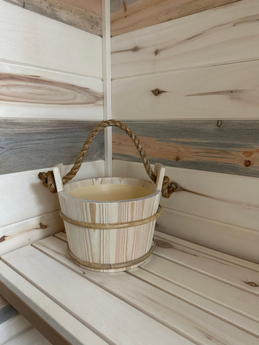 Finlandia Rope Handle Bucket | Home Sauna Sales