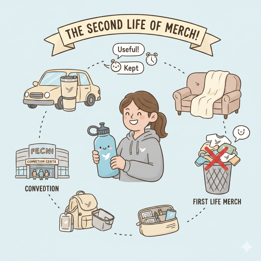 Event Merch Longevity: Design for Second Life