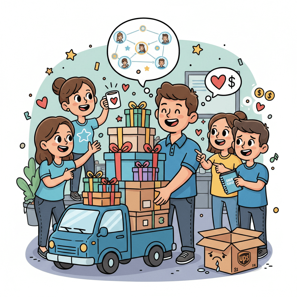 Hand-Delivered Custom Merchandise Benefits