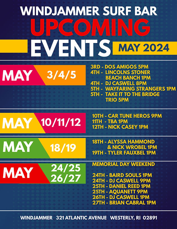 Windjammer Surf Bar | Events