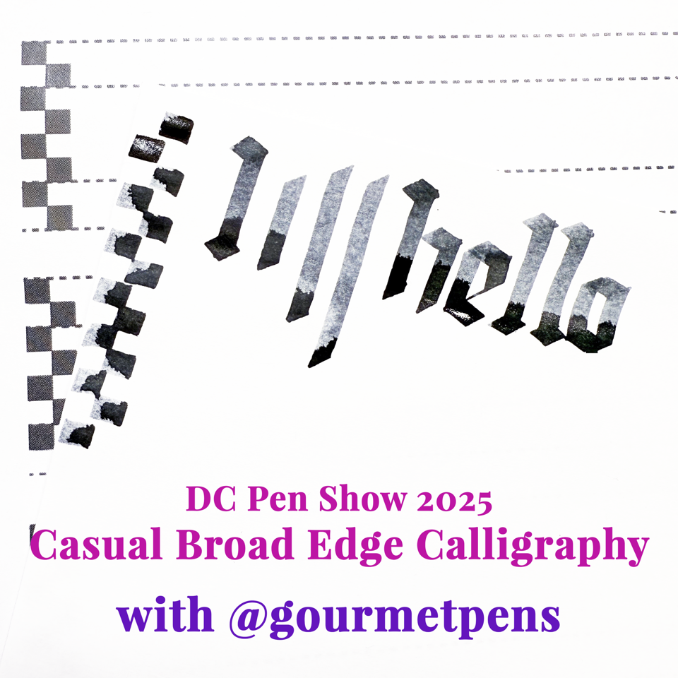 CASUAL BROAD EDGE CALLIGRAPHY