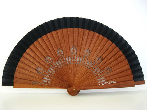 VB-8204MFL | Hand fan CANELA | Elegant Spanish fan