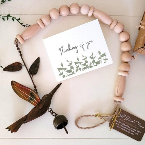 HUMMINGBIRD BELL CHIME gift box | woodstockrustic