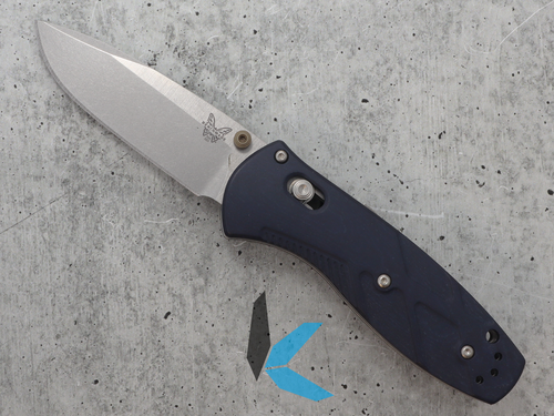 Benchmade 585-03 Mini Barrage Folding Knife, CPM-S90V Blade, Blue ...