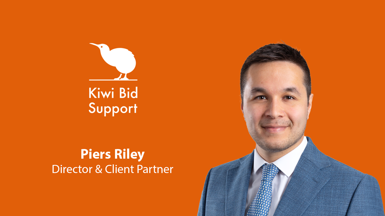 Piers Riley | Director & Client Account Manager | Kiwi Bid Support