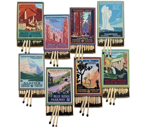 National Parks Matchboxes. Choose From Over 30. Mix & Match! | Superior ...