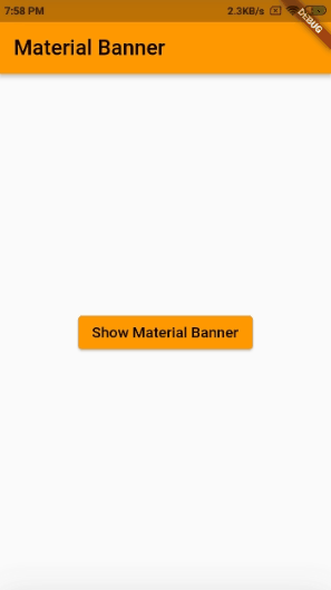 Flutter Material Banner Tutorial