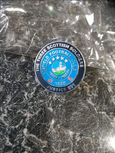 Linfield football justice371 badge | JUSTICE371 CAMPAIGN