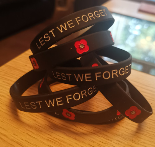 LEST WE FORGET POPPY WRISTBANDS | JUSTICE371 CAMPAIGN