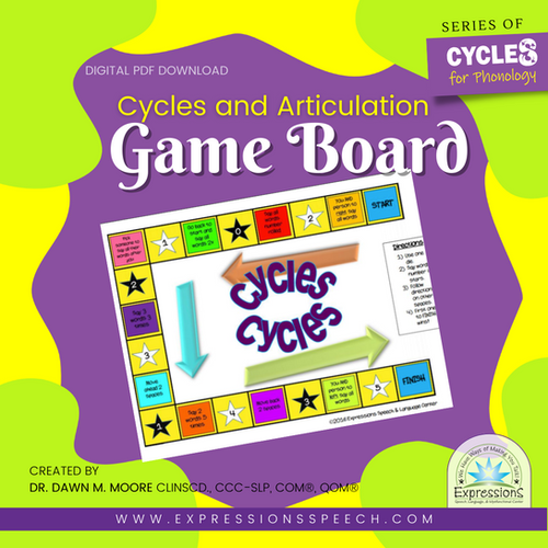 Cycles and Articulation Game Board (Digital PDF Download) | Expressions ...