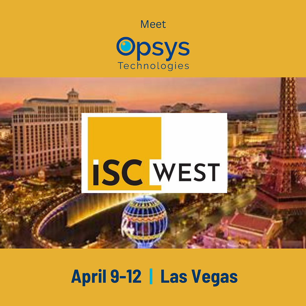 Opsys LiDAR for Security at ICS West 2024, Las Vegas