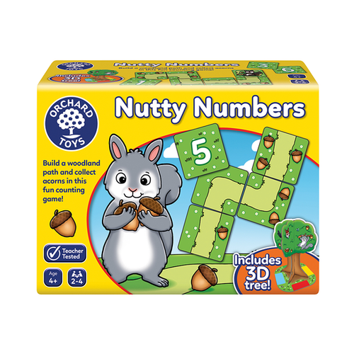 Nutty Numbers Game | Orchard Toys