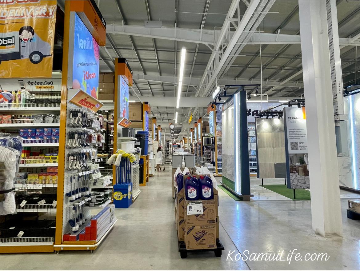 GLOBAL HOUSE, the biggest Home Improvement Store in Samui is now open