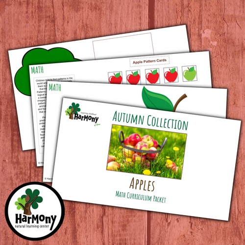 Apples Math Curriculum Packet ~ 12 pages | Harmony At Home