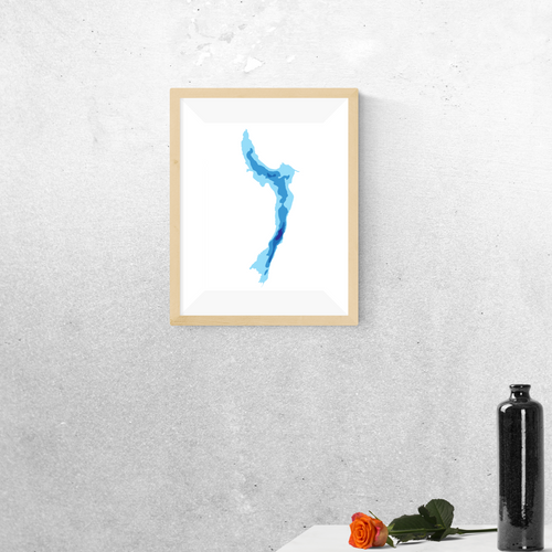 Loch Doon Bathymetric Map | LocalOutlines