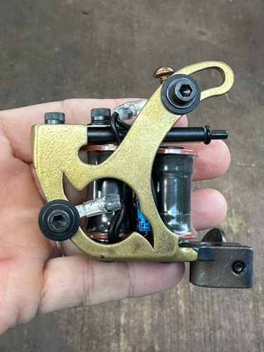 Walk in liner Gold Frame Blk coils | Elusive Tattoo Tools