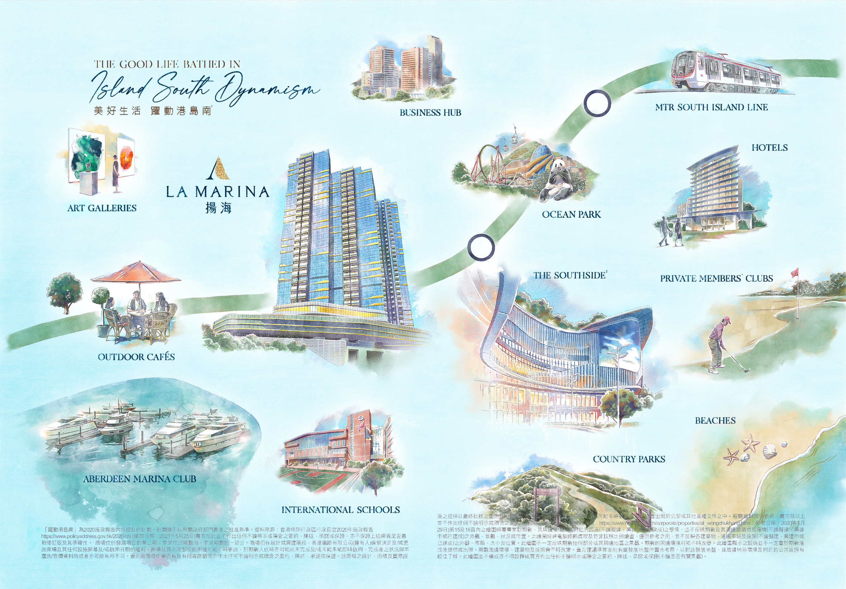 La Marina Map