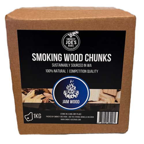 Jam Wood Chunks 1kg | Smokey Joes Rubs